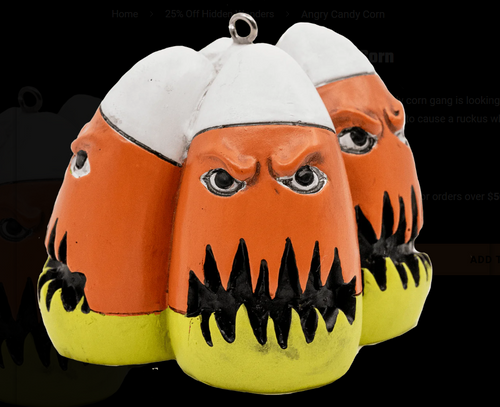 Angry Candy Corn Horrornament | Crypt Keepers