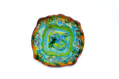Lisa Orr 25. Small Square Bowl | Wooten Clayworks