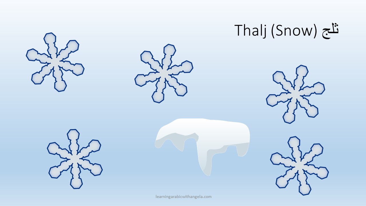 Learn about the Four Seasons and Weather in Arabic for Kids
