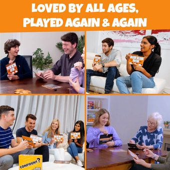 CONFIDENT? Party Board Game | UK Edition