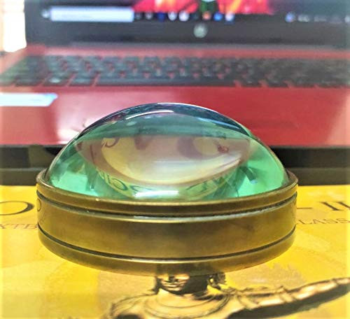 Antique Map magnifier, Brass Nautical 4" Magnifying Glass Desk ...