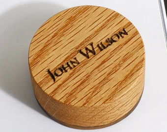 Customized and personalised Wood paperweight CI-02 | Corporate Gifts