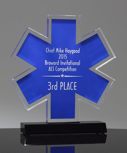 Acrylic Star of Life Award | Delhi Trophy Awards