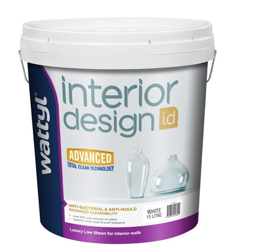 Wattyl I.D Advanced Low Sheen White - 15L | Paint Stop