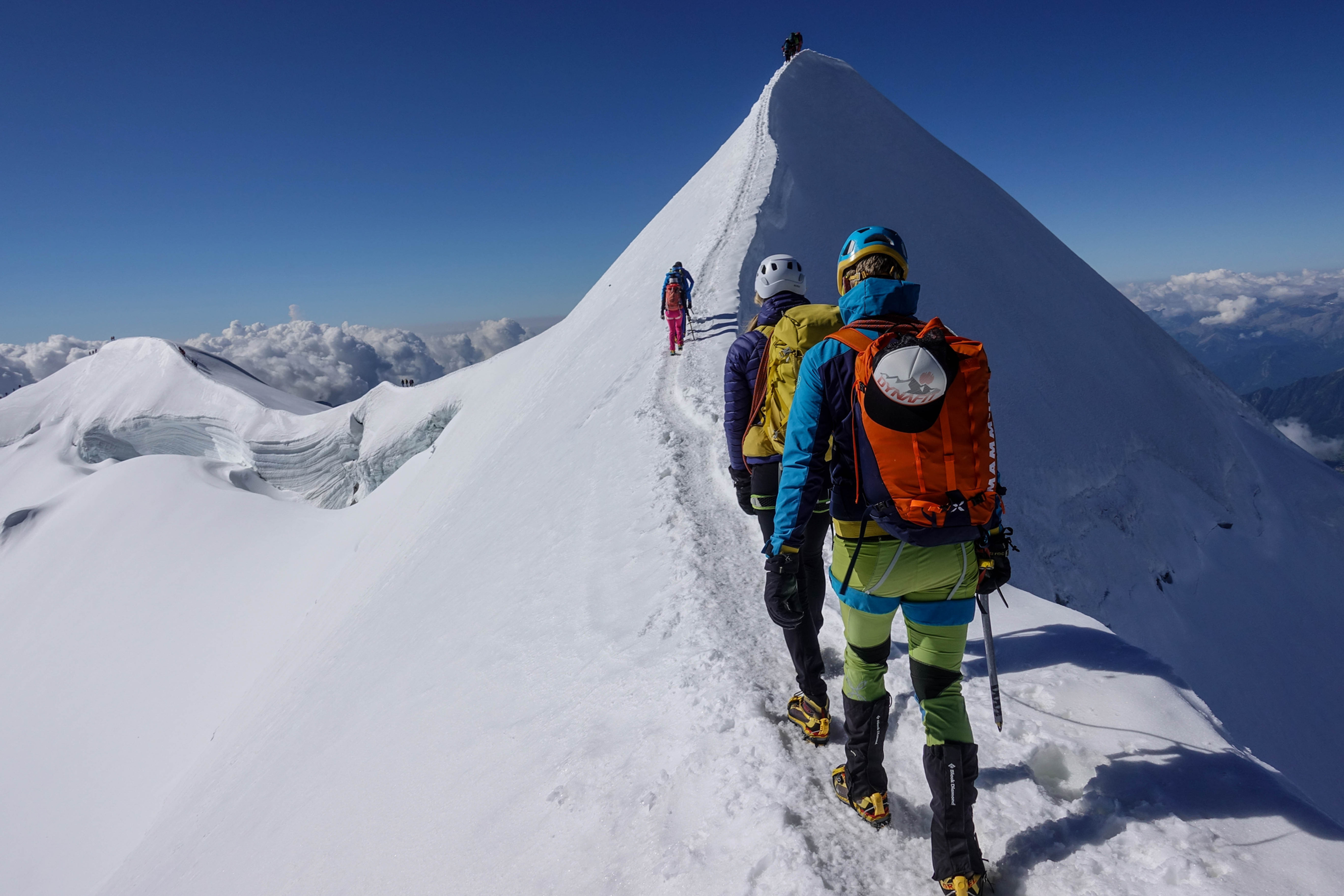 Spaghetti Tour. 11x 4000ers in 5 dagen! met berggids