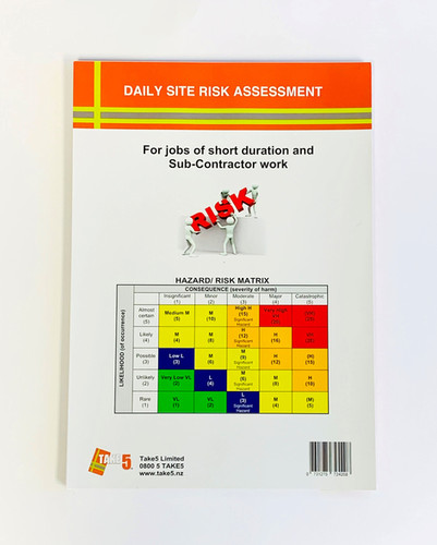 Daily Site Risk Assessment Template | OHS Consultants
