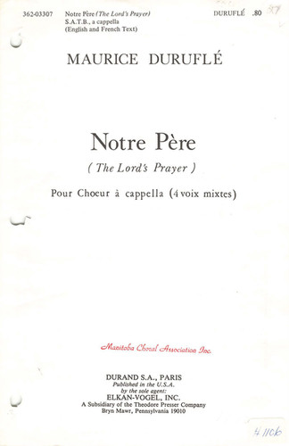 Notre Père (The Lord's Prayer) | MCA