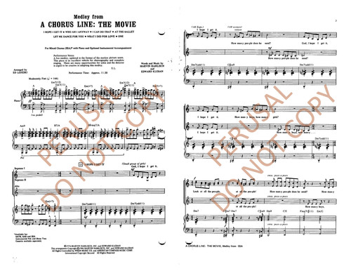 Medley from A Chorus Line: The Movie | MCA