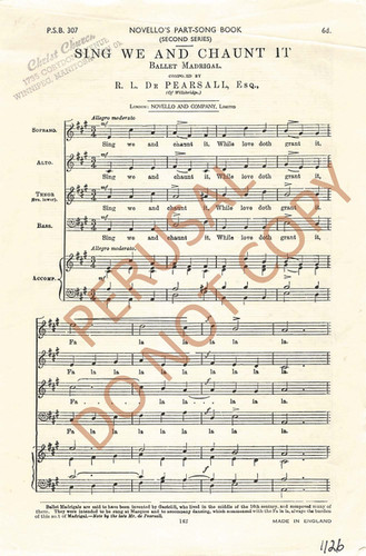 Sing We and Chaunt It | MCA