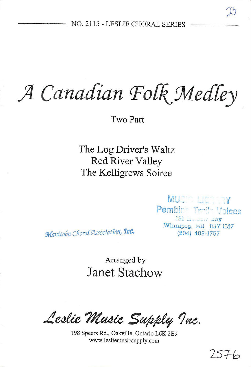 A Canadian Folk Melody | MCA