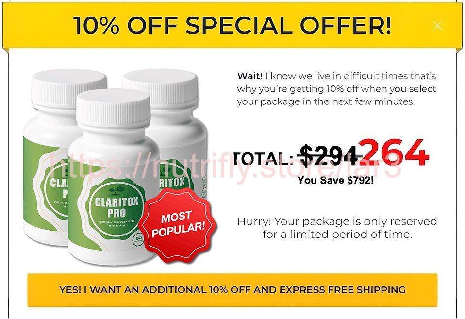 Claritox Pro [Support Brain Health] 100% Natural Ingredients! Customers ...