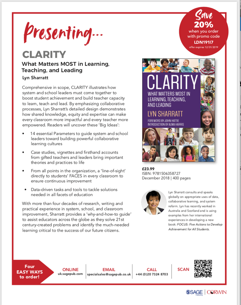CLARITY: What Matters MOST in Learning, Teaching, and Leading