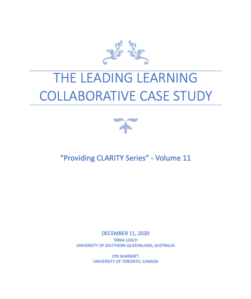 The Leading Learning Collaborative case study