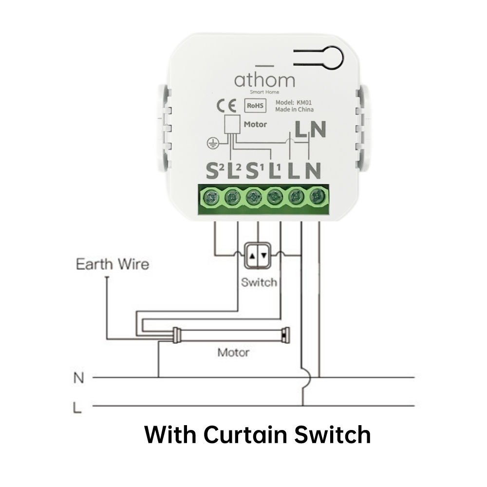 KM01 curtain switch not detecting switch input | AthomTech