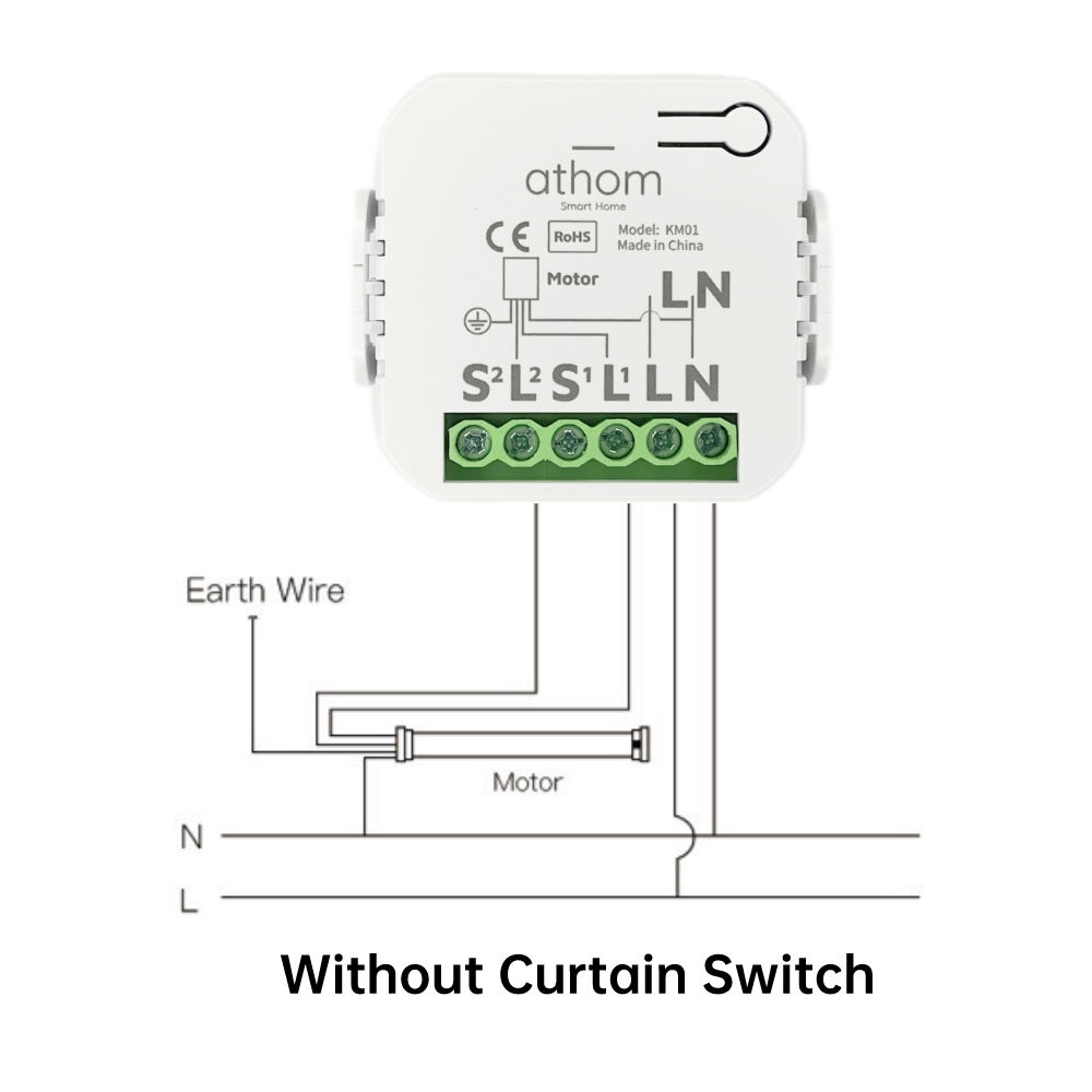 KM01 Curtain module doesn't response to switch | AthomTech