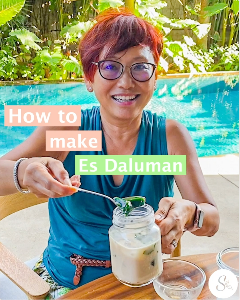 Es Daluman (Grass jelly Ice)