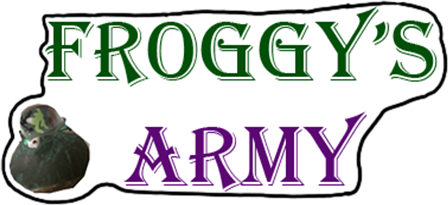 Froggy Army Logo Sticker | TheFroggyArmy.com