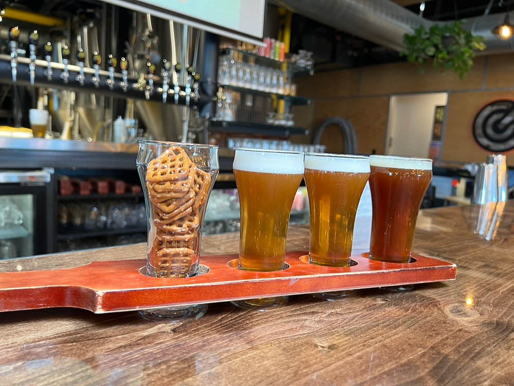 Celebrating at Grid City Beer Works