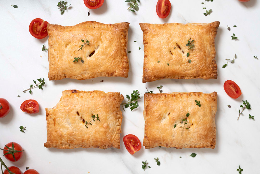 Vegan Cheesy Bean Puffs