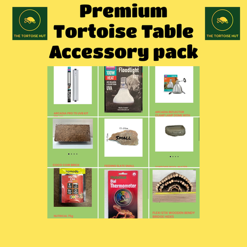 PREMIUM TORTOISE TABLE ACCESSORY PACK | THE TORTOISE HUT