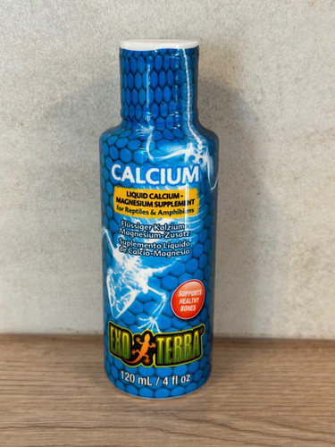 EXO TERRA LIQUID CALCIUM 120ml | THE TORTOISE HUT