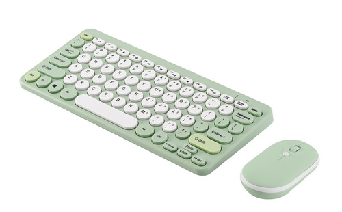 3 in 1 Keyboard Set with Mouse pad - Mint Green | EKO