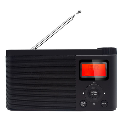 Portable AM/FM Alarm Clock Radio | EKO