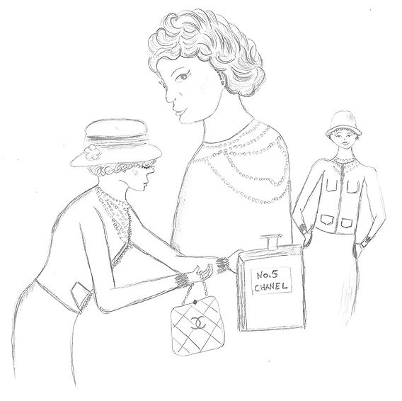 chanel coloring pages