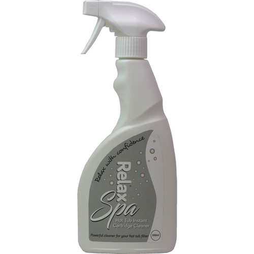 Relax Spa Instant Cartridge Filter Cleaner 500ml | £13.99 | Jacuzzi ...