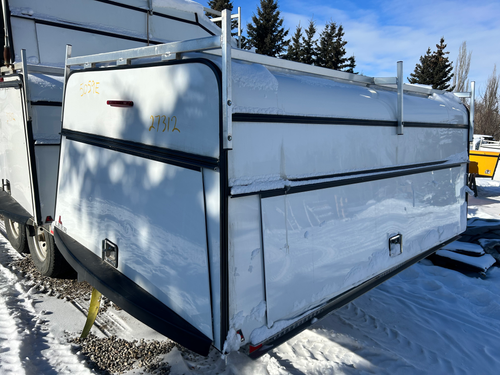 451 - Extra Tall 8ft Contractor Truck Canopy | Contractor Canopy Co