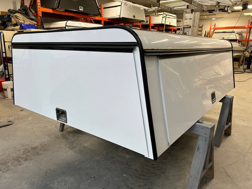 196 - 30” Tall Refurbished 8ft Contractor Truck Canopy | Contractor ...