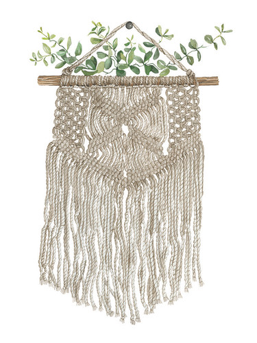 Hanger with Eucalyptus | cindyjacobsartwork