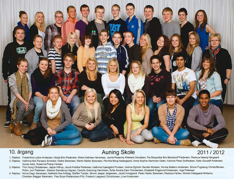 Klassebilleder efter 1971 | Auning Bymuseum.dk