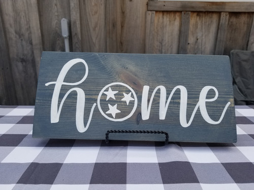 TN Home Sign | White Bluffalo Desig