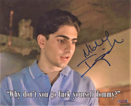 Michael Imperioli Signed Goodfellas 8x10 Photo Spider "Go F@ck Yourself ...
