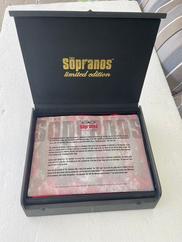The Sopranos CAO Trunk Cigar Box 5 Cigars Bands Complete Limited ...