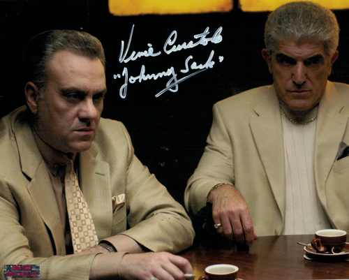 Vincent Curatola The Sopranos Signed 8x10 Photo Johnny Sack COA | Sopranos