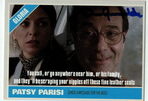 Dan Grimaldi The Sopranos Signed 2x3 Trading Card PatsyThreatens Gloria | Sopranos