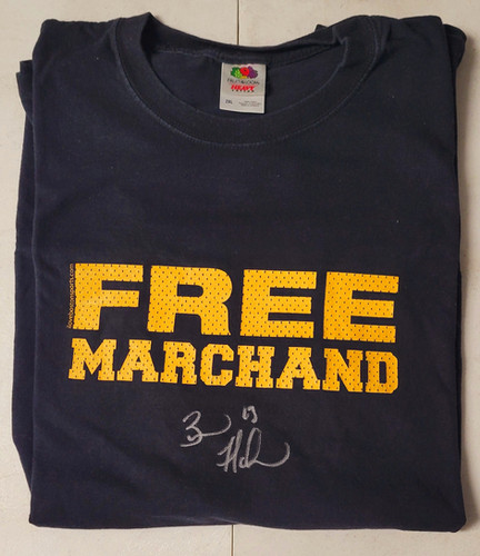 Free Marchand Brad Boston Bruins Signed T-Shirt Fruit Loom XXL COA | YSMS