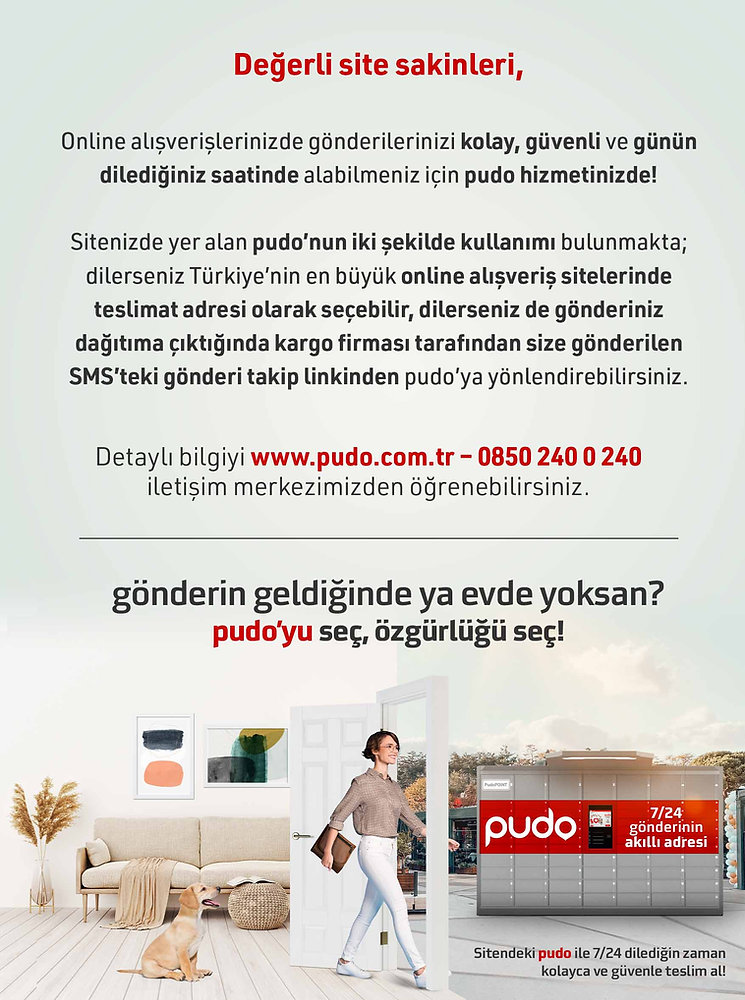 PUDO KULLANIM VE DETAYLARI HK.