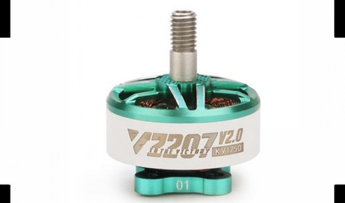 T-Motor V2207 V2 1750KV Velox White&Cian | smarthobby
