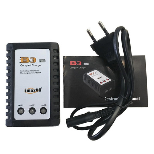 IMAX RC B3 Pro Compact Balance Charger for 2S 3S 7.4V 11.1V Lithium ...