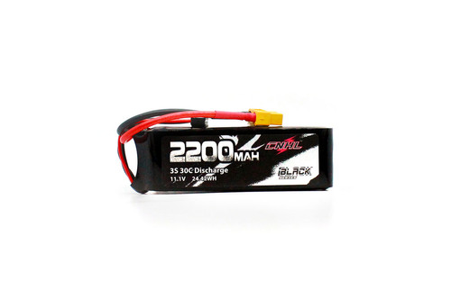 CHNL Black Series 2200mAh 3S 40 C Lipo battery with XT 60 plug | smarthobby