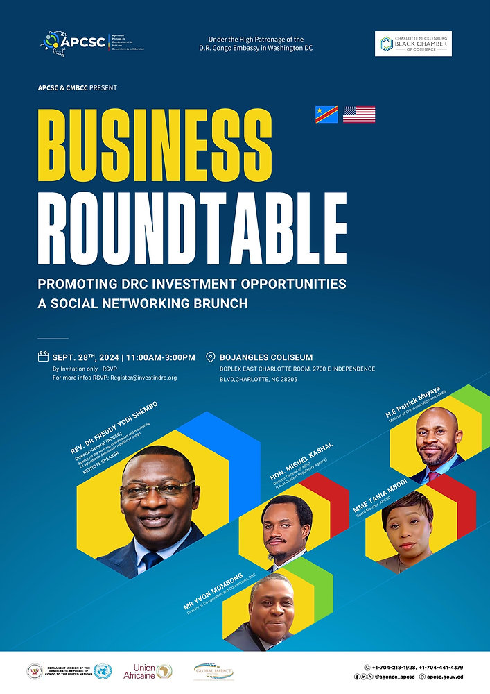 Charlotte Spotlights Business Opportunities in the Democratic Republic ...