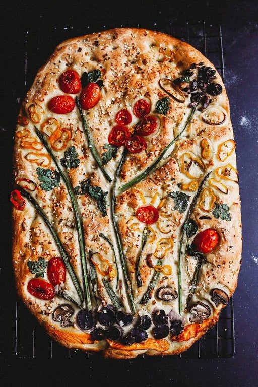 Gardenscape focaccia