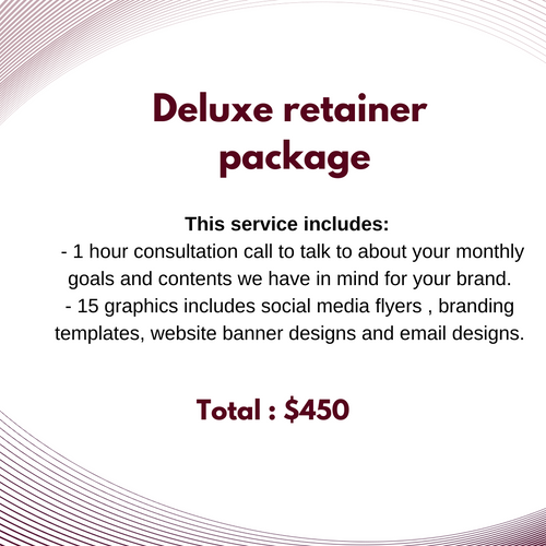 Deluxe retainer package | My Site 1