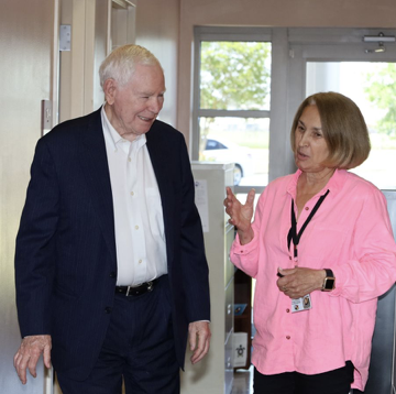 Chairman Lowery and Elder Leader Jim Thomas toured the Tribal Housing ...