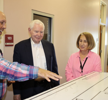 Chairman Lowery and Elder Leader Jim Thomas toured the Tribal Housing ...