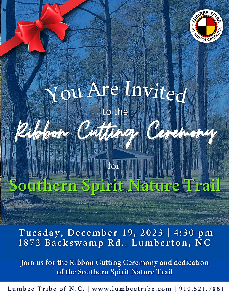 Ribbon Cutting Ceremony and dedication of the Southern Spirit Nature Trail