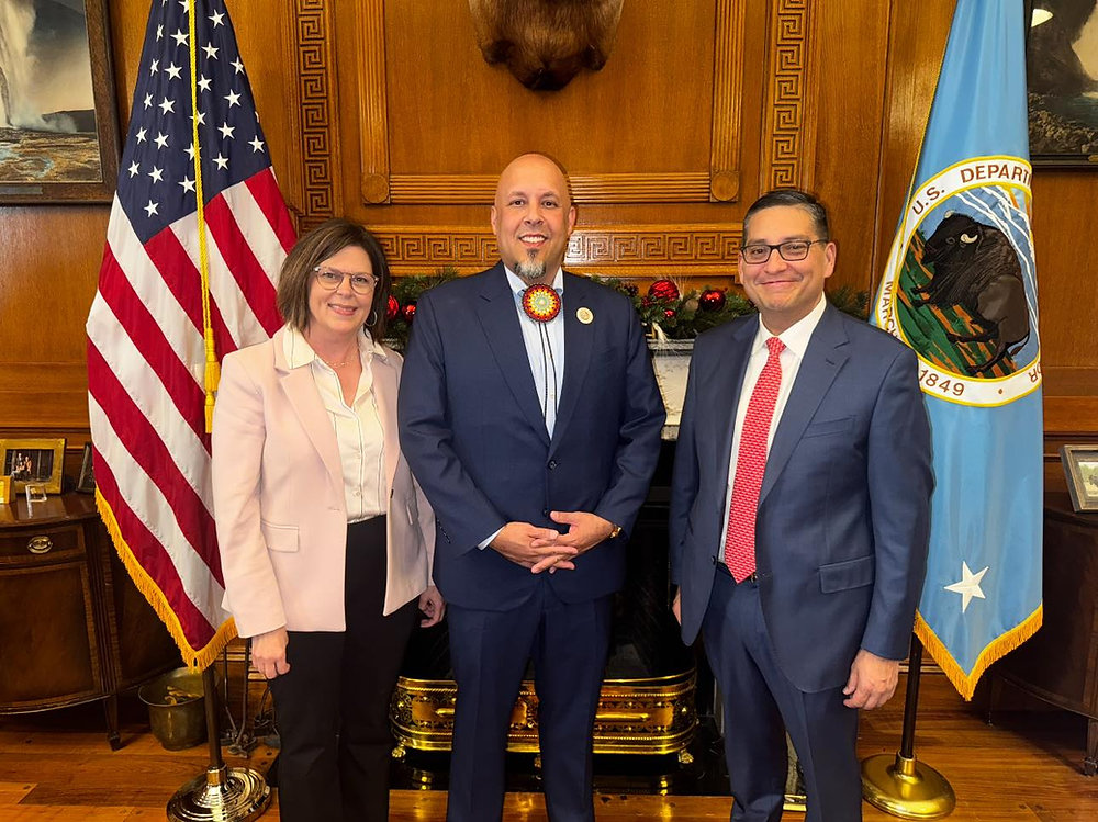 Today, Chairman John L. Lowery met with U.S. Department of the Interior ...